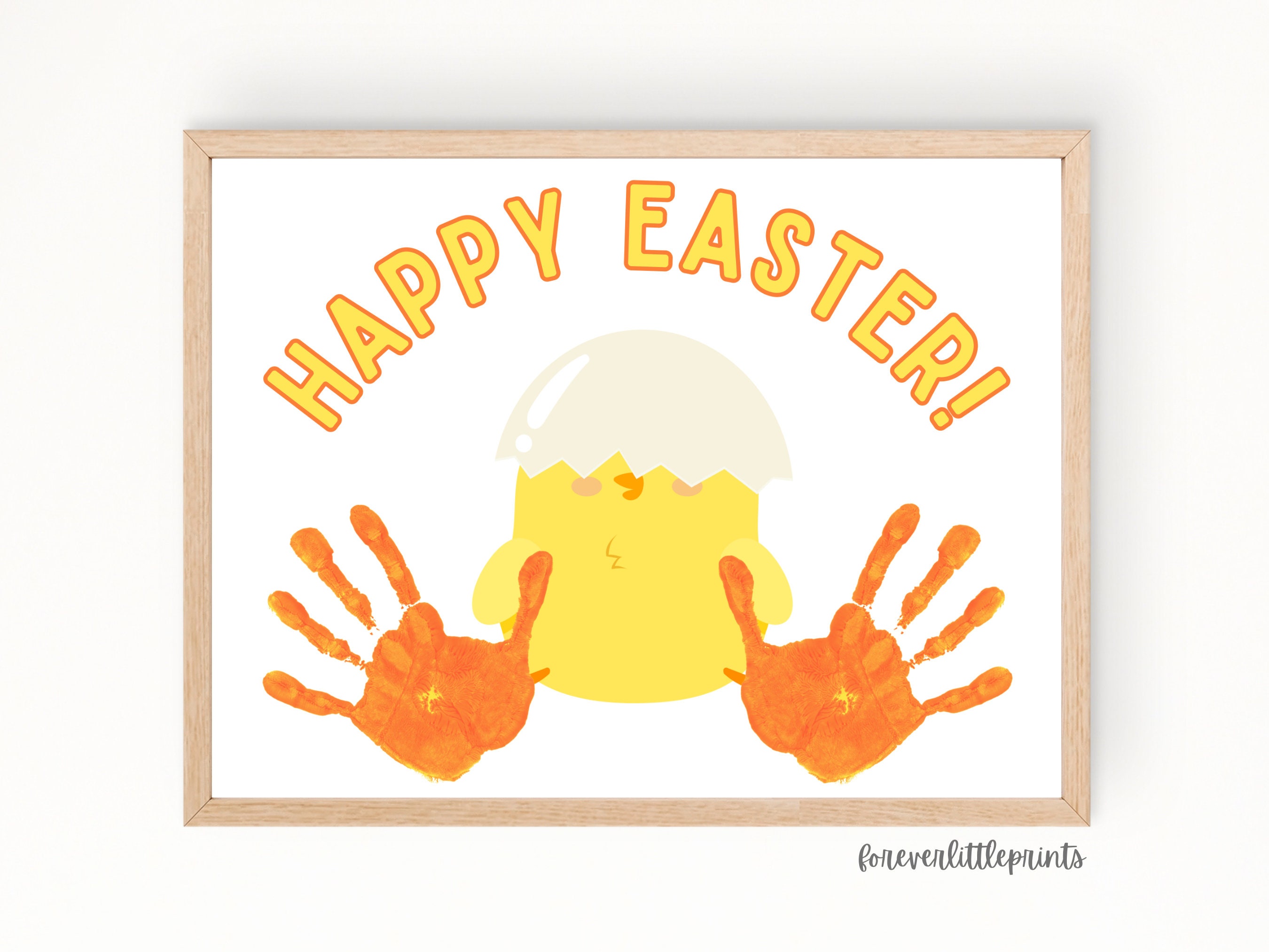 Easter Handprint Art for Kids Infant Toddler Baby, Footprint Art ...