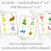 Spring Movement Cards, Spring Activity, Kids Action Cards Printable ...