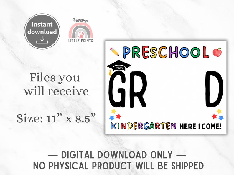 Preschool Graduation Handprint Art, Last Day of School, End of ...