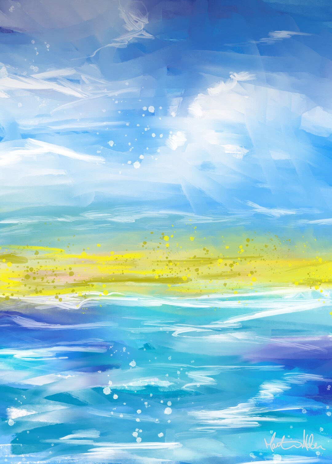 Perfect Day - Watercolour Produced as a Professional Quality Artist ...