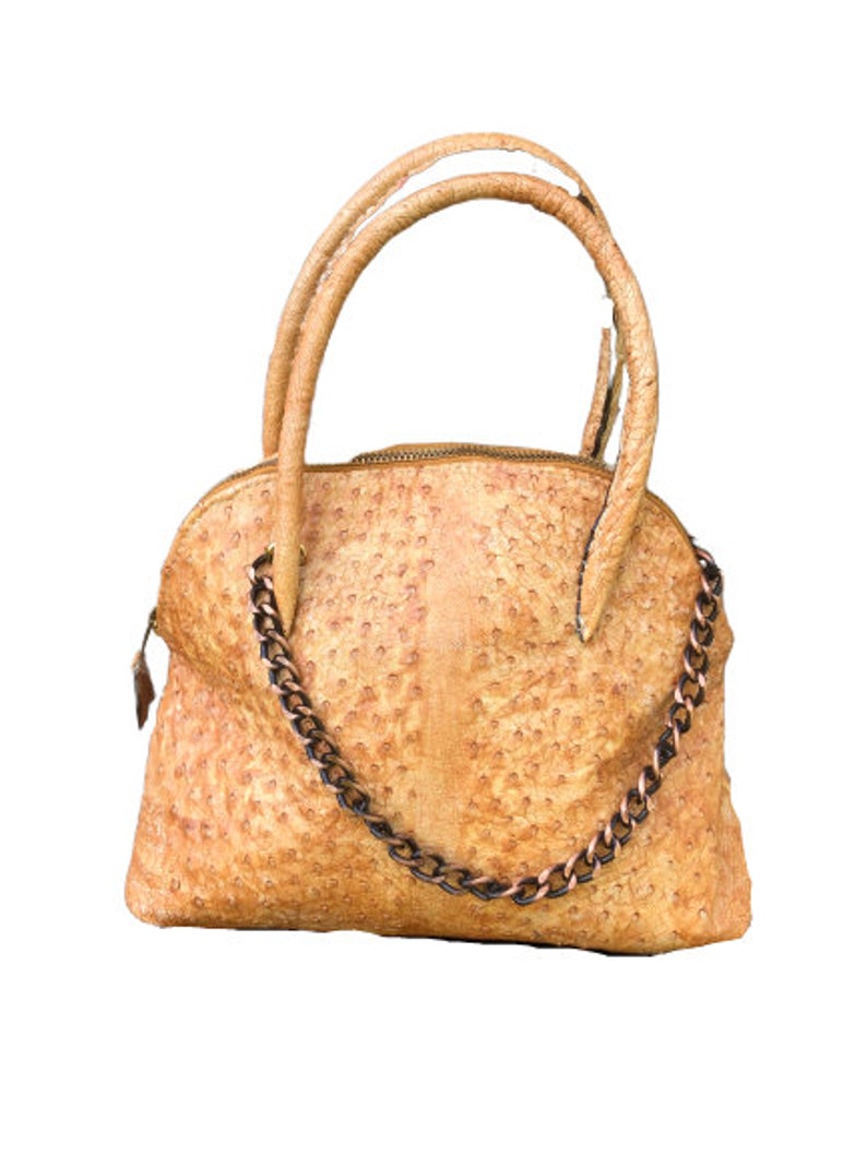 Genuine Ostrich Skin Handbag Large - Etsy Israel
