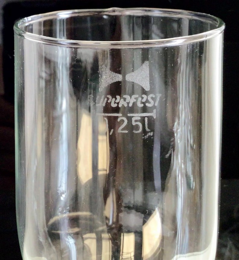 6x superfest 250ml DDR Glas Glass Gläser Bierglas 250ml 25cl - Etsy.de