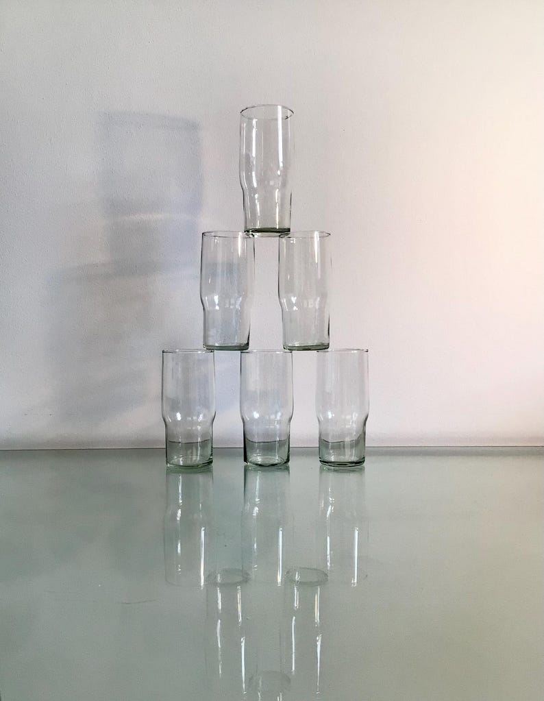 6x SUPERFEST DDR 0,25l Glas Glass Gläser GDR buy superfest Bierglas ...