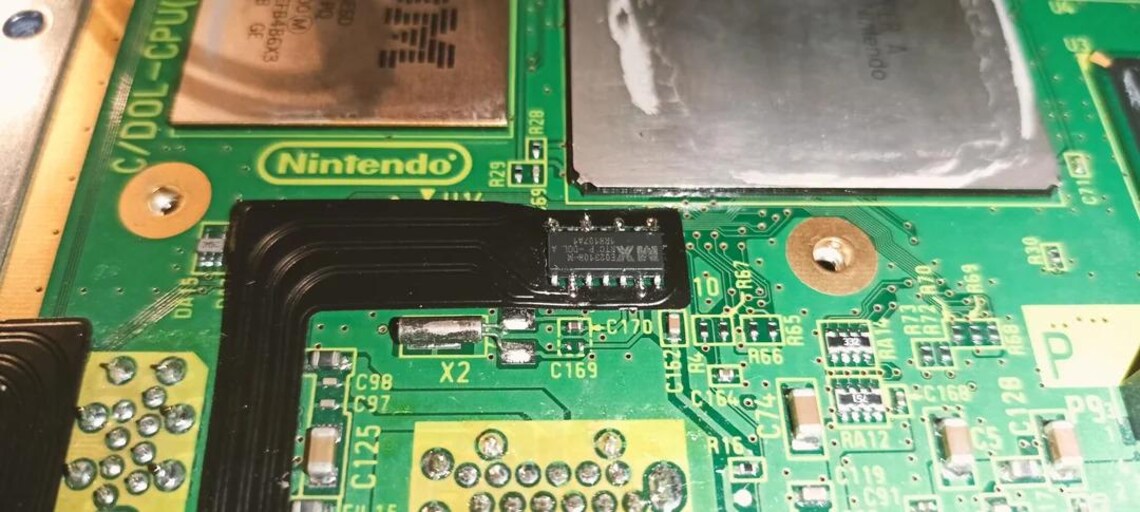 Gamecube Pico Boot Chip Ribbon Cable "with" (pico Boot Chip Pre ...