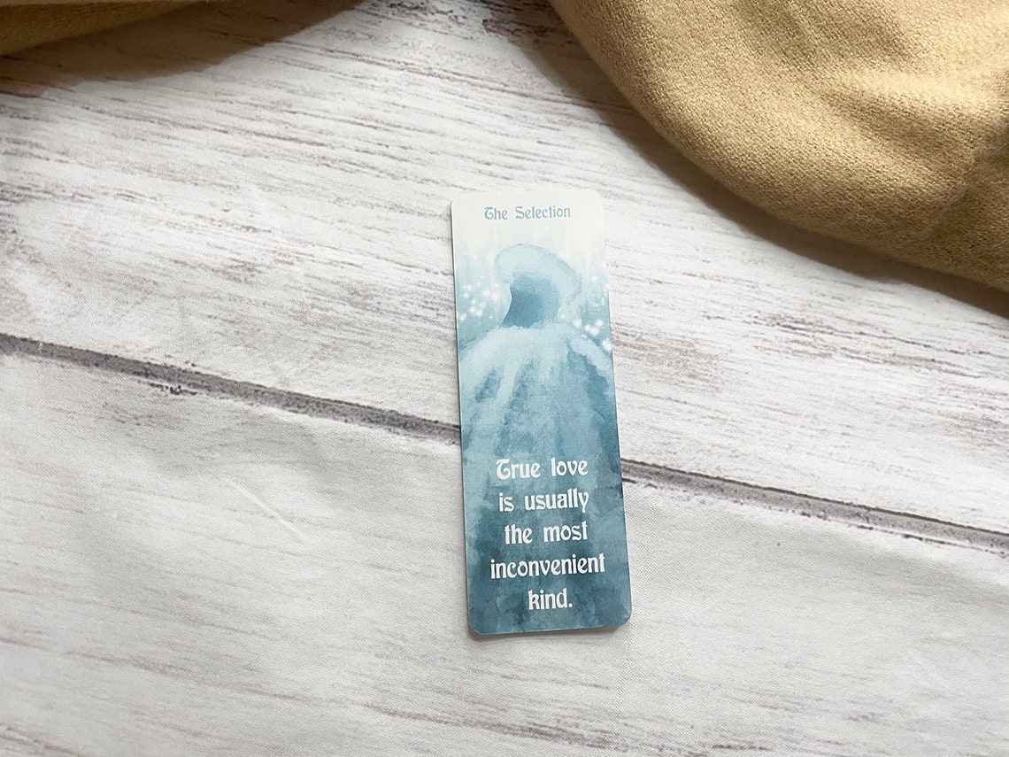 The Selection Series Quote Bookmarks - Etsy