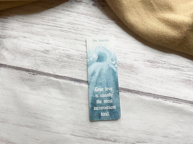 The Selection Series Quote Bookmarks - Etsy