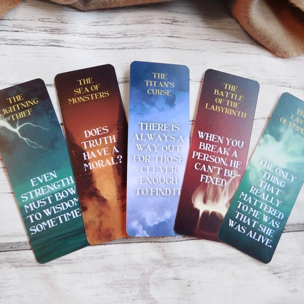 Percy Jackson Bookmark - Etsy