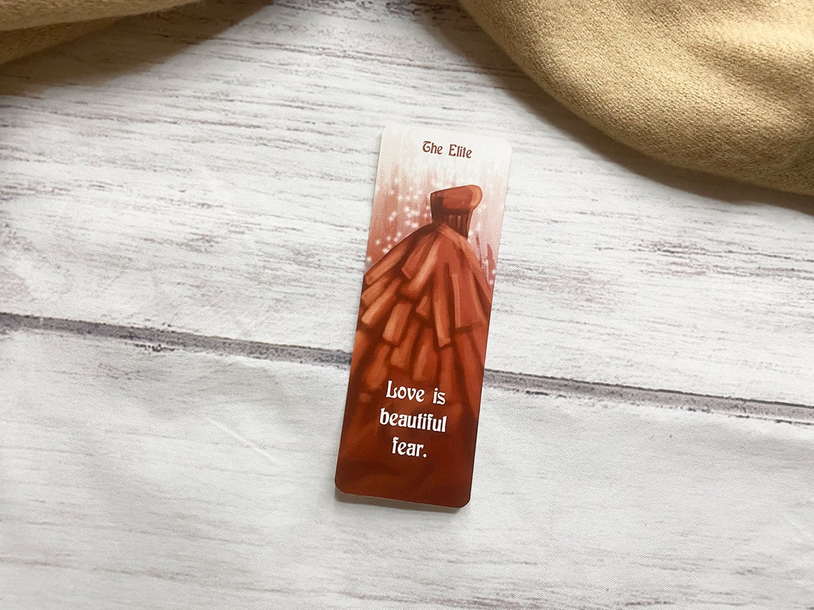 The Selection Series Quote Bookmarks - Etsy