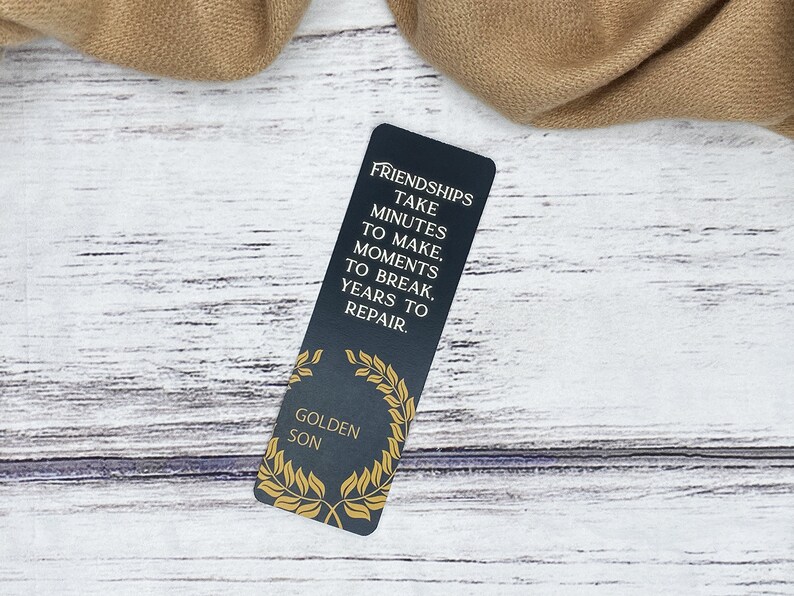 Red Rising Saga Quote Bookmarks - Etsy