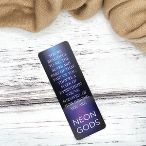 Dark Olympus Series Quote Bookmarks Neon Gods Electric Idol Wicked ...
