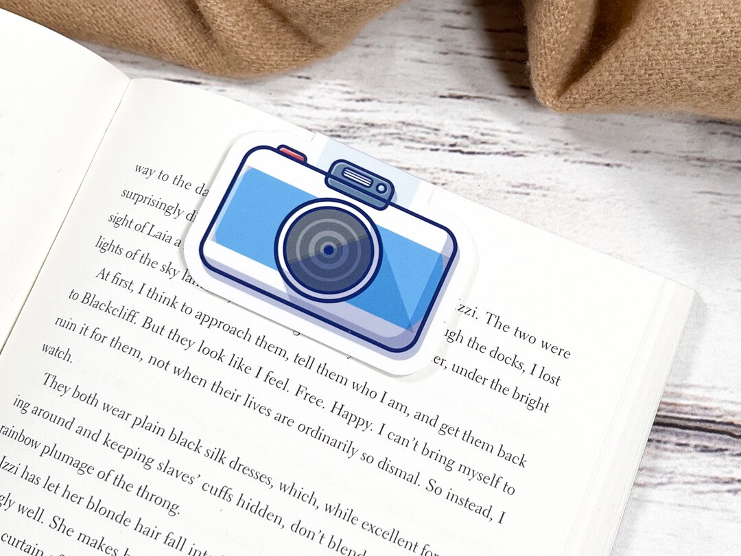 Camera Magnetic Bookmark Reading Materials Film - Etsy