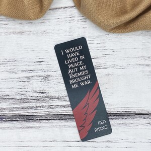 Red Rising Saga Quote Bookmarks - Etsy