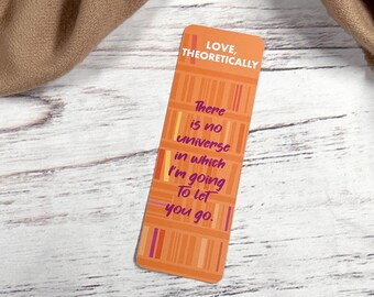 The Love Hypothesis Inspired Bookmark Love Theoretically Cute Bookmark ...