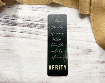 Printable VERITY Bookmark Set, Colleen Hoover COHO Bookmarks - Etsy