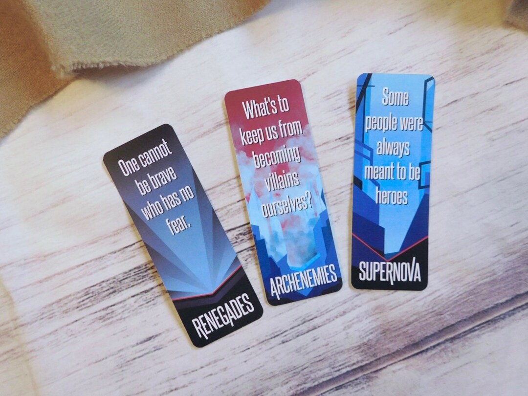 Renegades Series Quote Bookmarks - Etsy