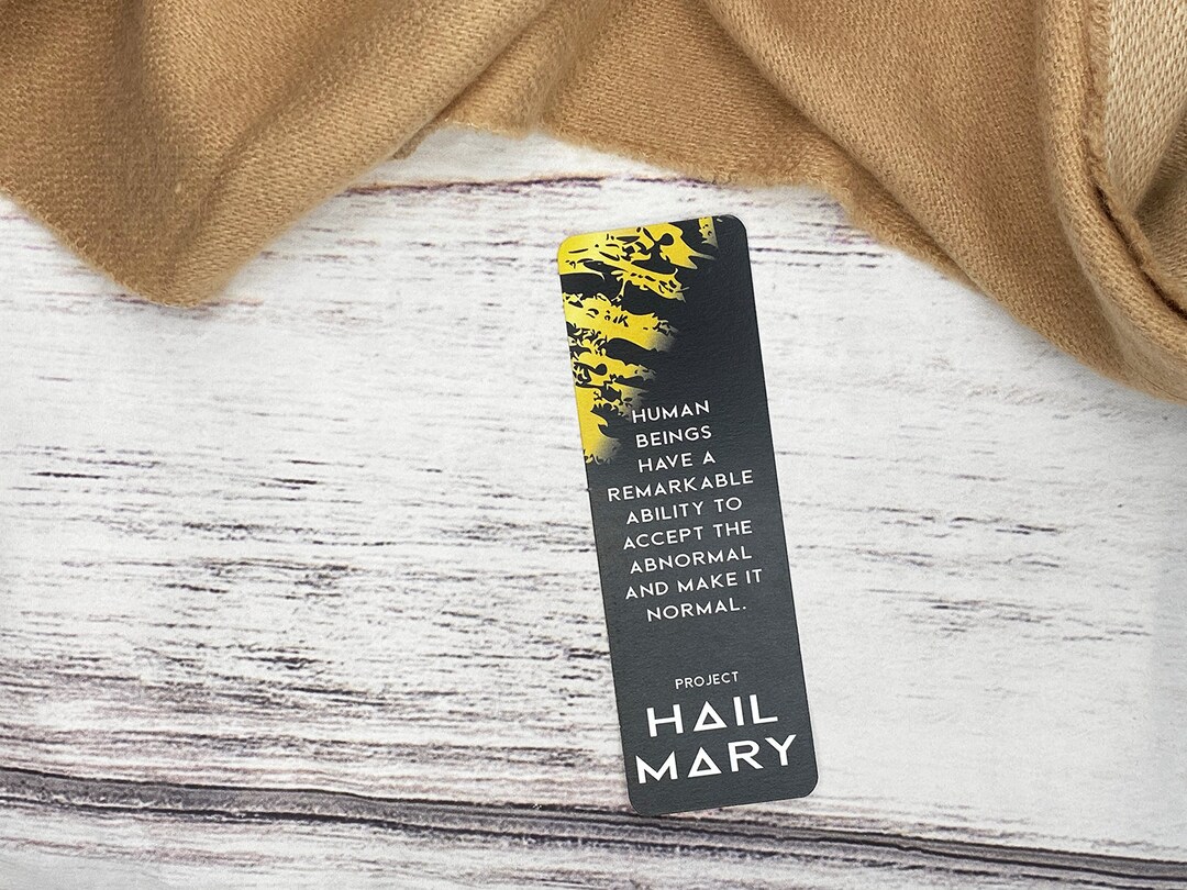 Project Hail Mary Inspired Bookmark | Reading - Etsy