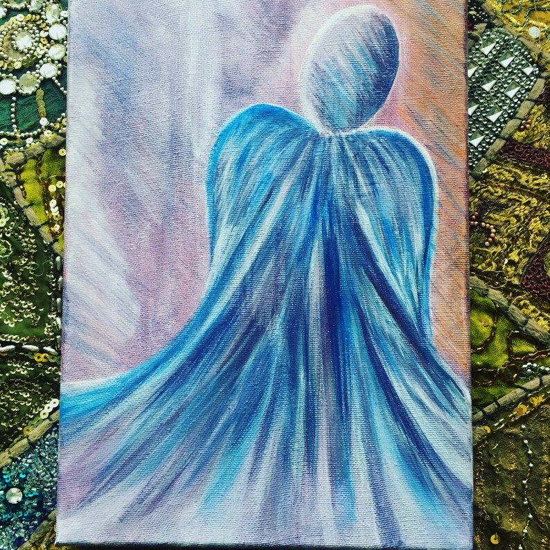 Guided Angel Artwork With Three Card Oracle Reading - Etsy