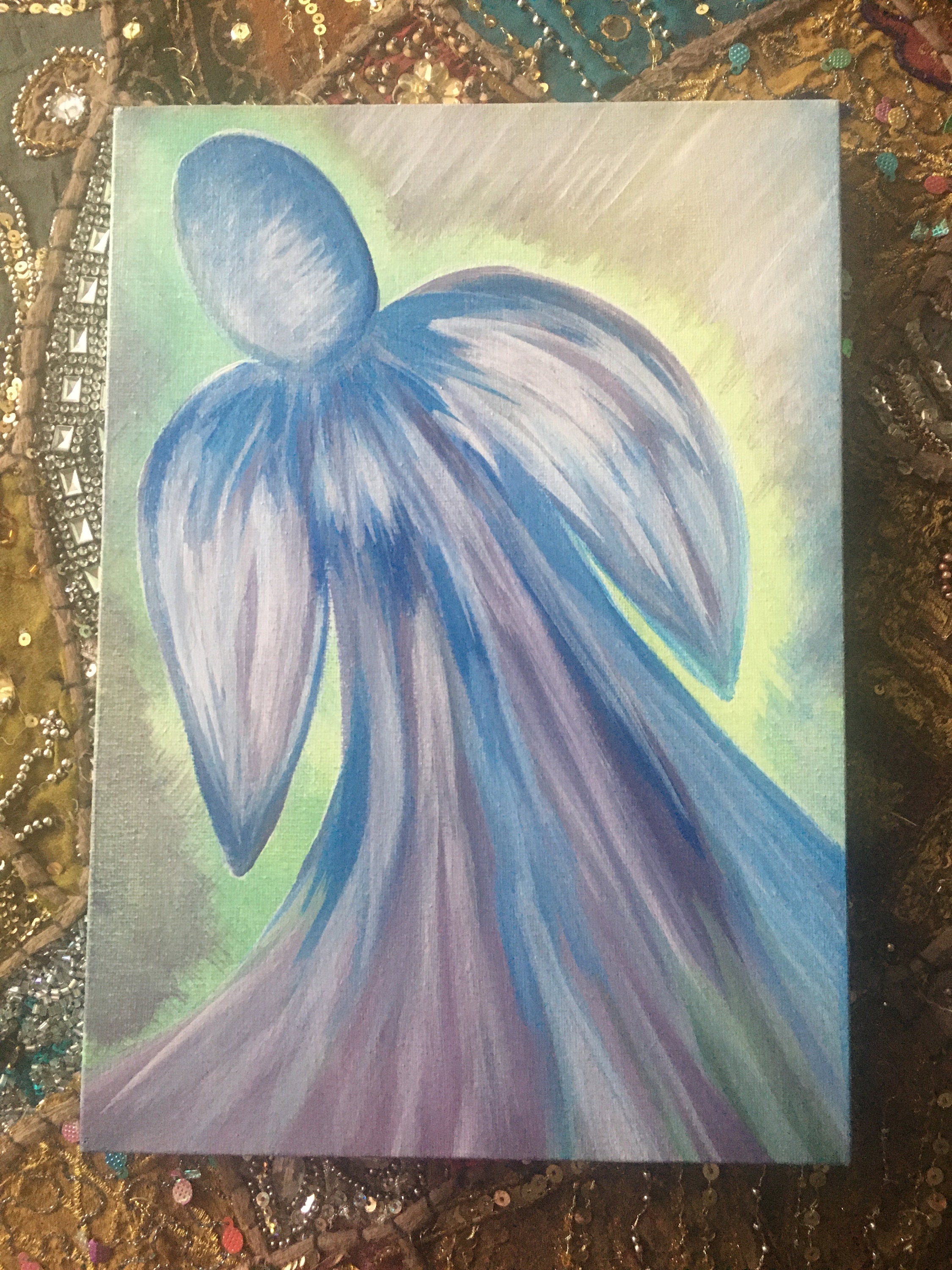 Guided Angel Artwork With Three Card Oracle Reading - Etsy