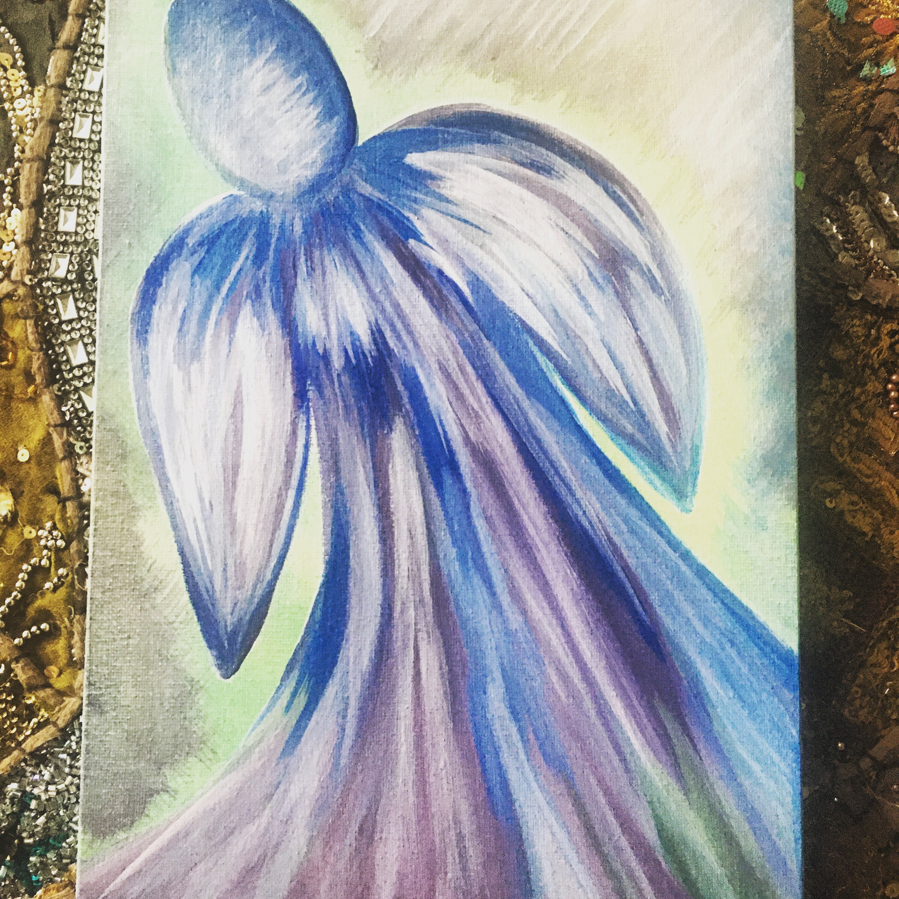 Guided Angel Artwork With Three Card Oracle Reading - Etsy