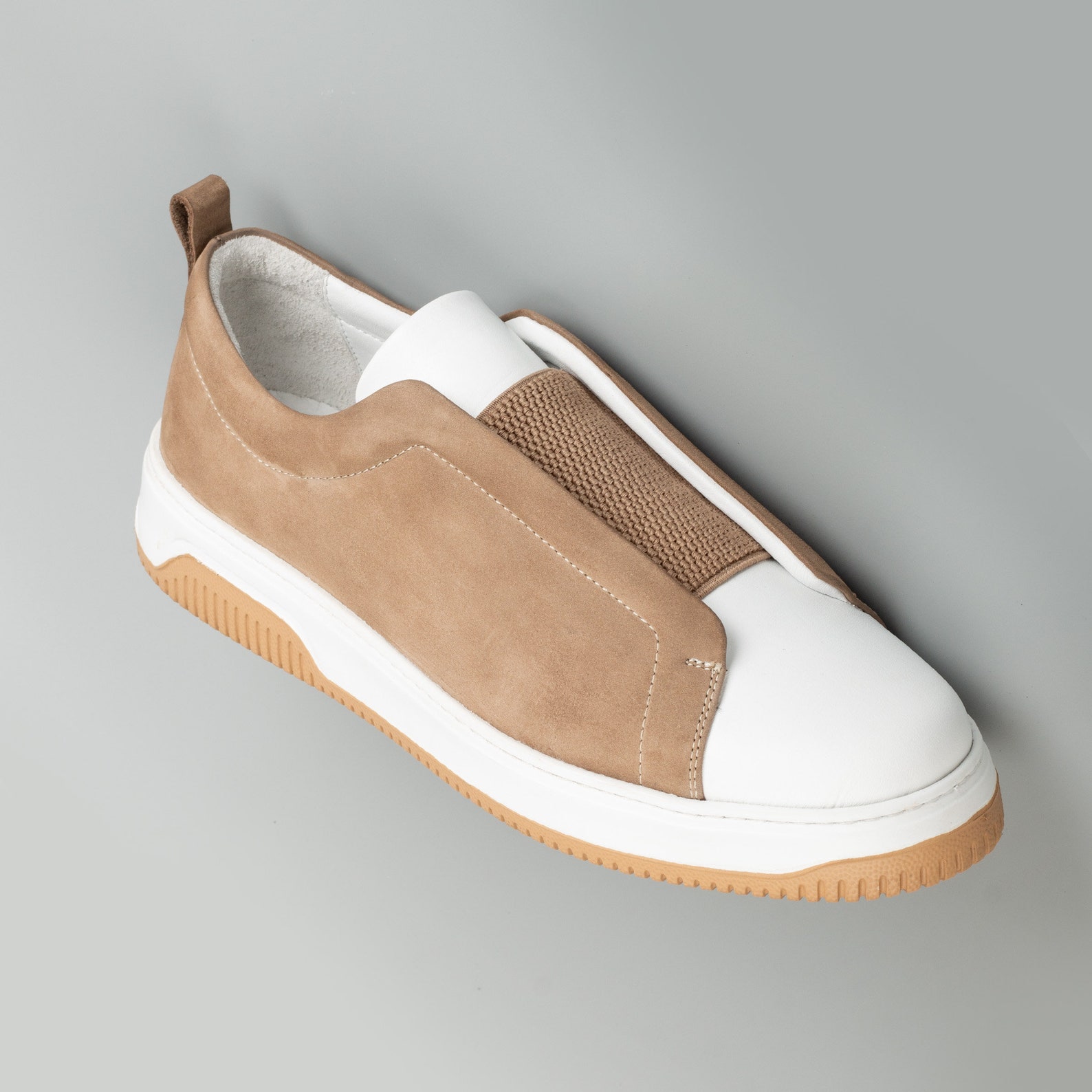 KAMET CREAM Handcrafted Calf & Nubuck Leather Casual Mens - Etsy