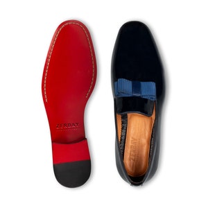 Men's Navy Patent Leather Opera Pumps, Blake Stitched Tuxedo Loafers - Etsy