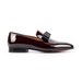 Zerbay Tolima Men's Bordeaux Opera Pumps Patent Leather Tuxedo Loafer ...