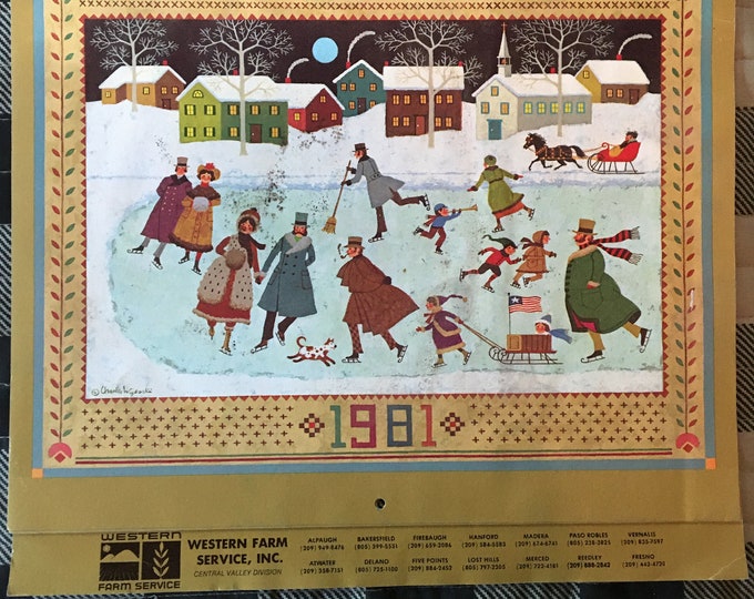 A Primitive Past 2025 Calendar 12-month Wall Calendar~ Farmhouse Style ...