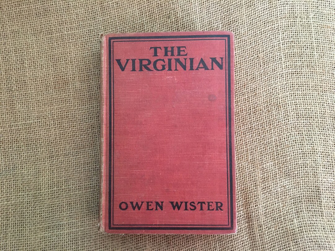 The Virginian by Owen Wister Western Novel Book - Etsy