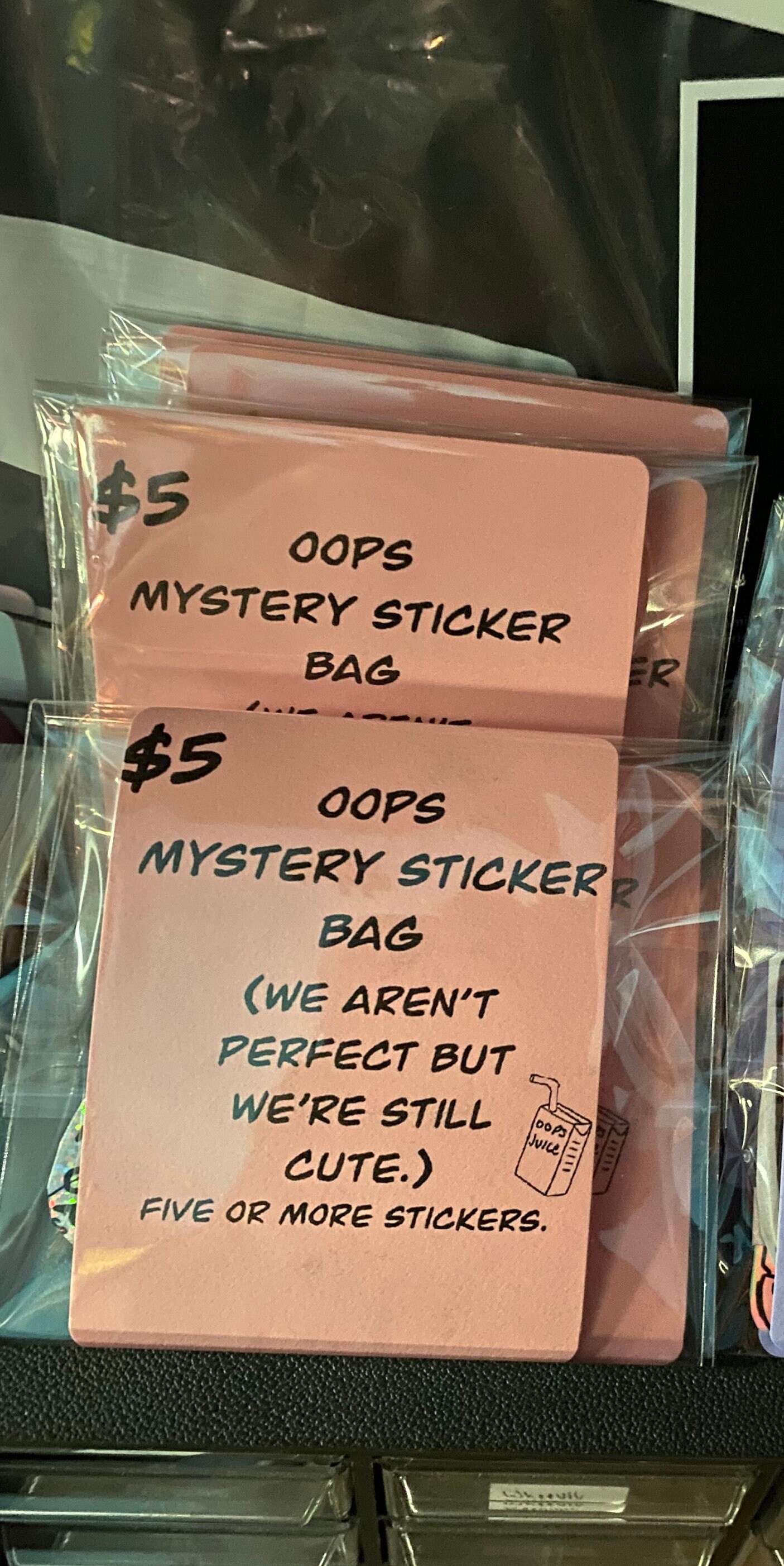Mystery Oops Sticker Pack - Etsy