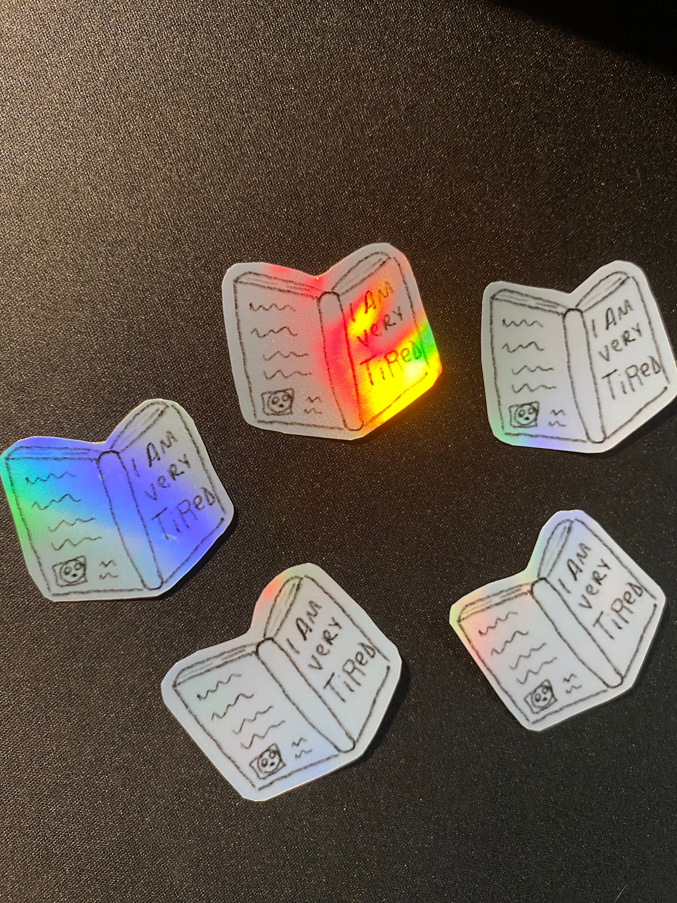 Eepy Sleepy Book Handmade Sticker - Etsy