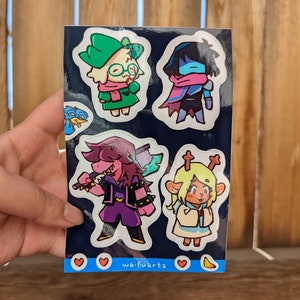 Deltarune 4x6" Vinyl Sticker Sheet - Etsy