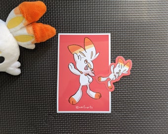 Scorbunny Sticker - Etsy