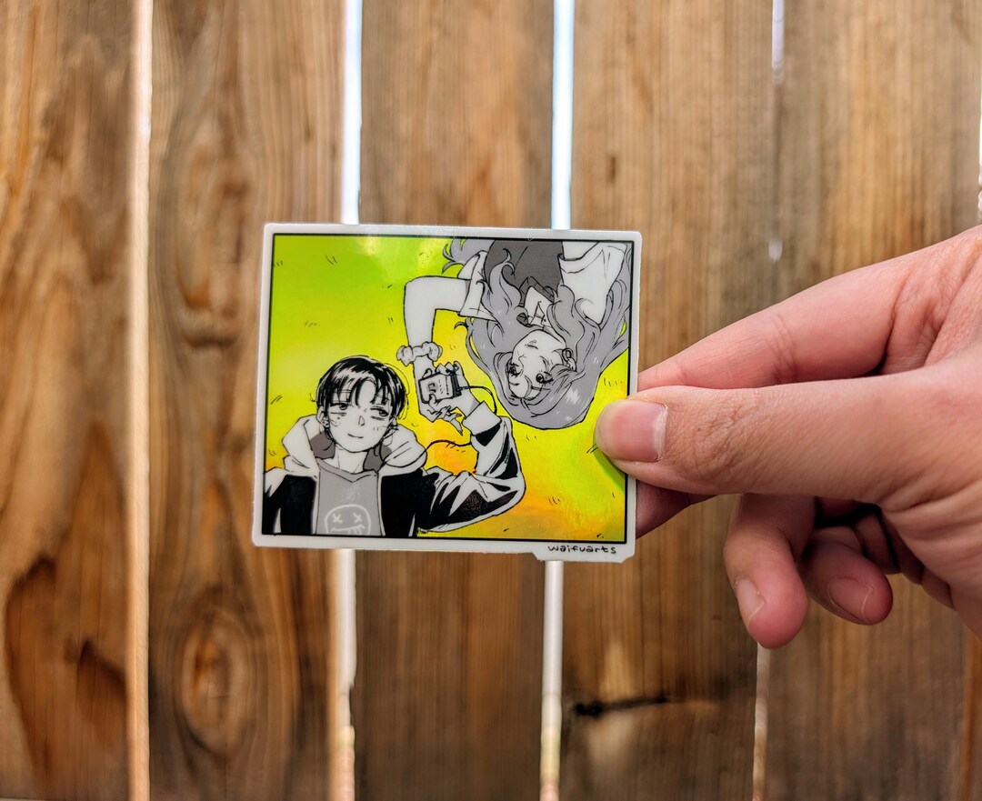 Green Yuri 3" Holographic Vinyl Sticker - Etsy