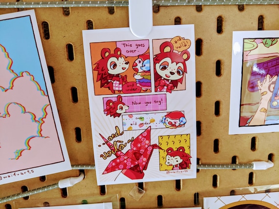 ACNH// Sable Teaches Pietro 4x6 Photo Print | Etsy