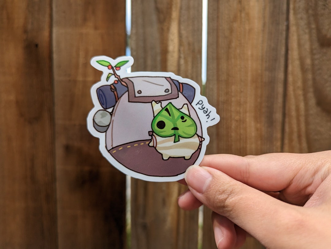 Backpack Korok 3" Glossy Vinyl Sticker - Etsy