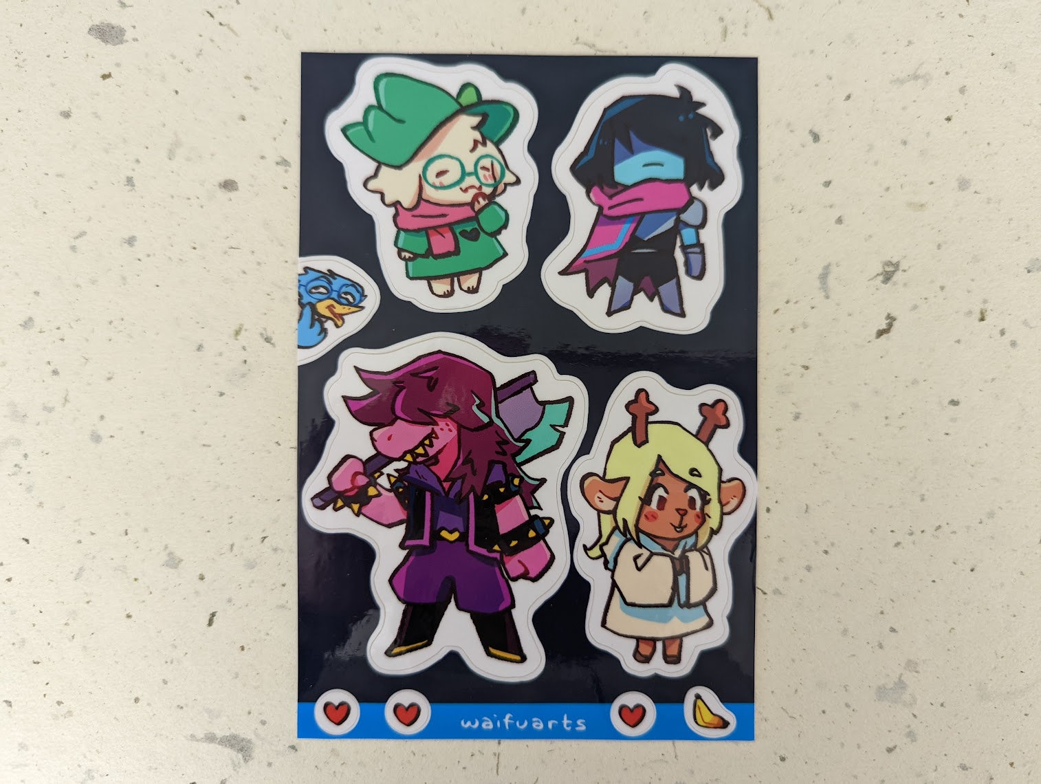 Deltarune 4x6" Vinyl Sticker Sheet - Etsy