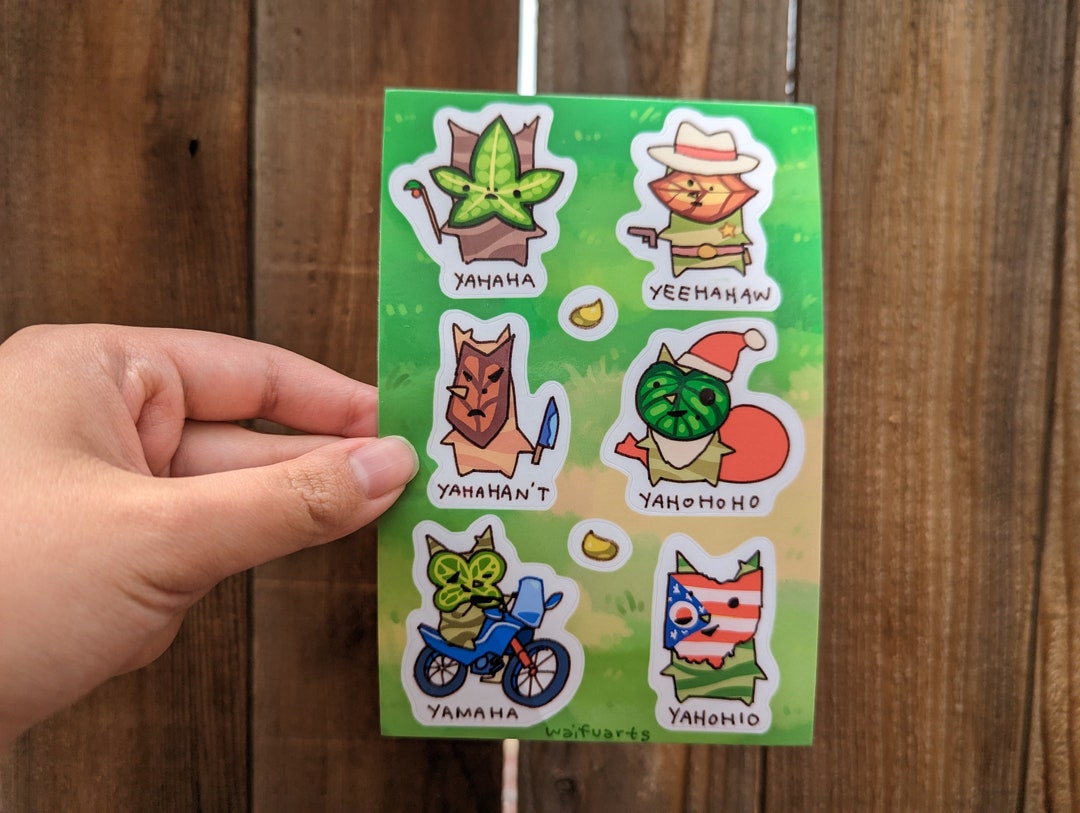 Yahaha! 6x4" Vinyl Sticker Sheet - Etsy
