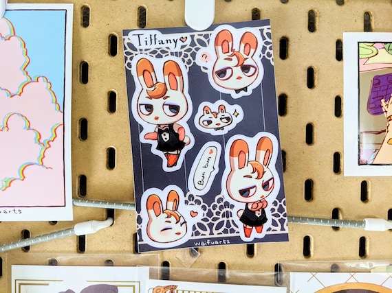 ACNH// Tiffany Glossy 4x6 Vinyl Sticker Sheet - Etsy
