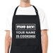 Stand Back Custom is Cooking, Personalised Cooking Apron, Funny Apron ...