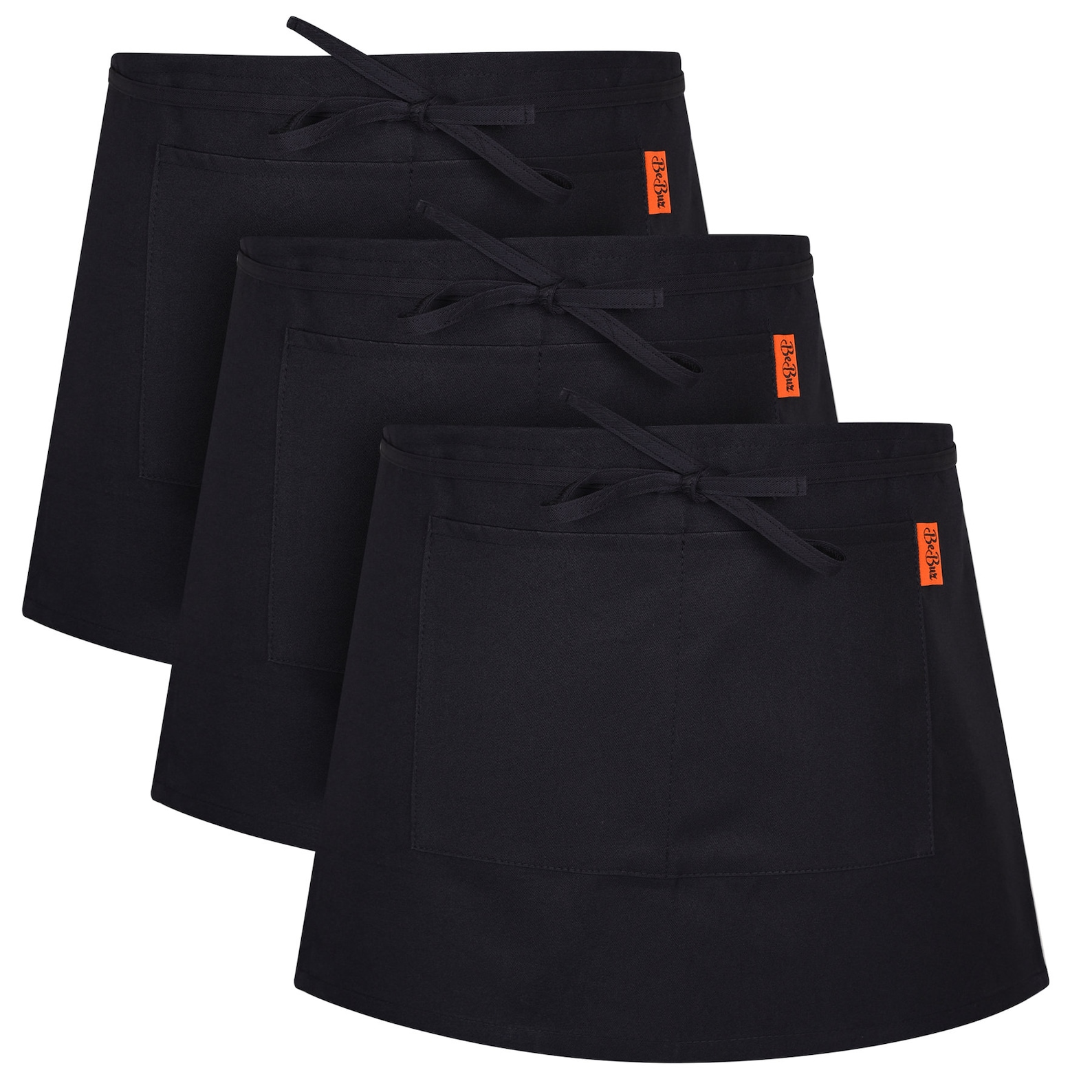Half Aprons for Women Men With Pockets Waist Waiter Waitress Pub Cafe ...