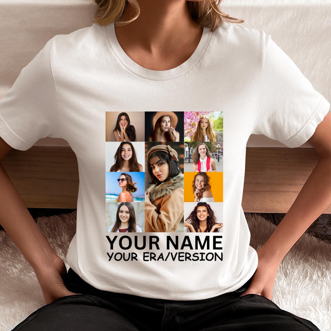 Custom Era's Tour T-shirt, Custom Your Photos Shirt, Concert T-shirt ...