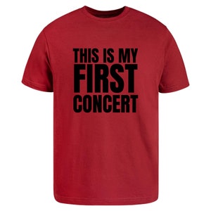 This is My First Concert T Shirt,first Show Long Sleeve,music Concert T ...
