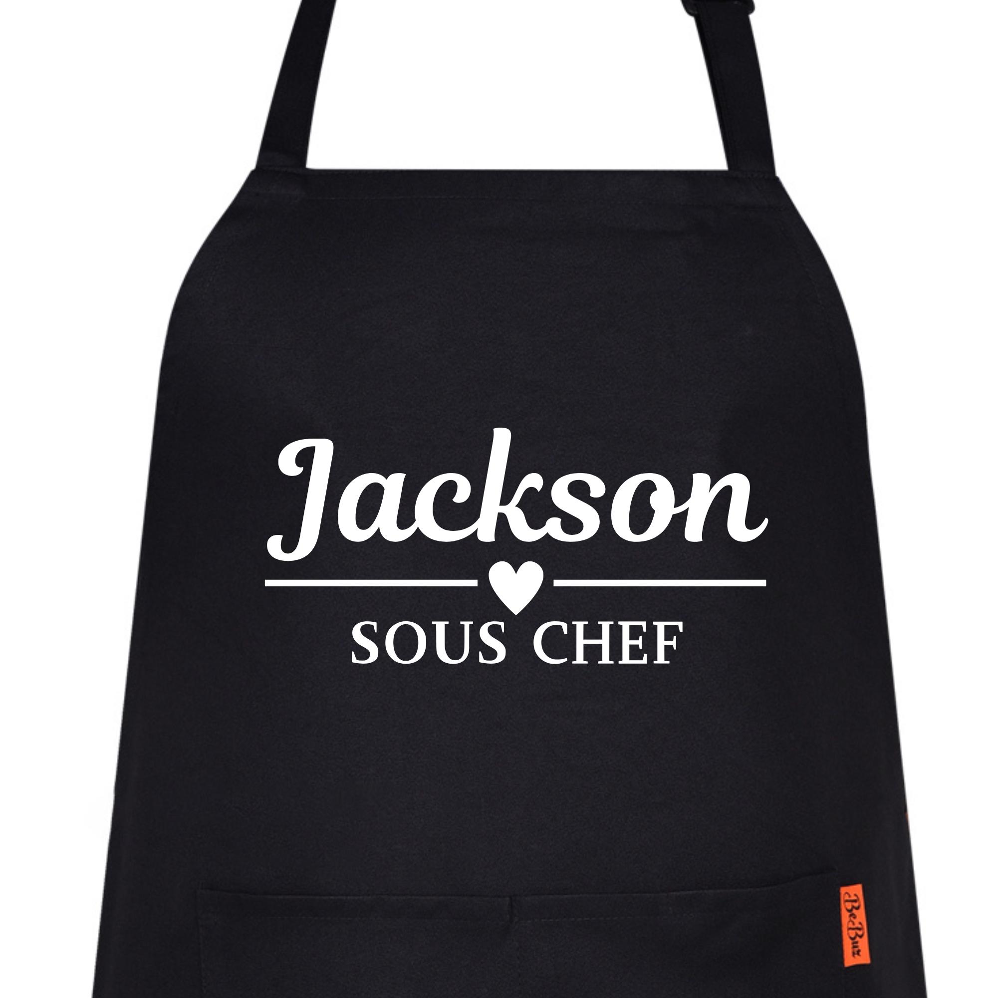 Personalised Sous Chef Apron, Custom Chef Apron, Christmas or ...