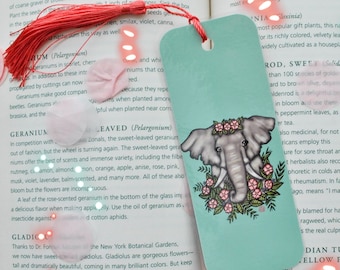 Elephant Bookmark - Etsy