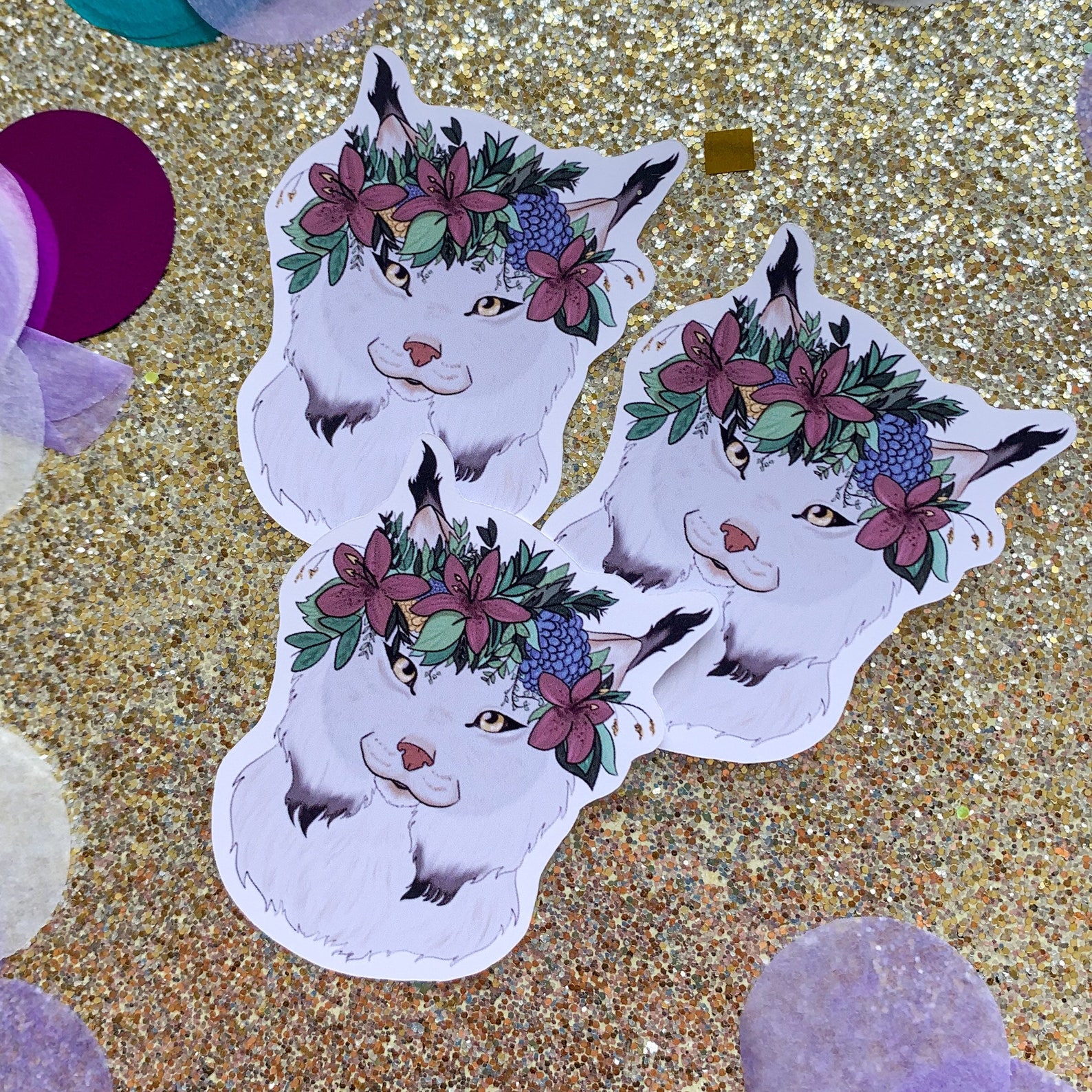 Lynx Cat Sticker Lynx Sticker Lynx Decal Cat Sticker | Etsy