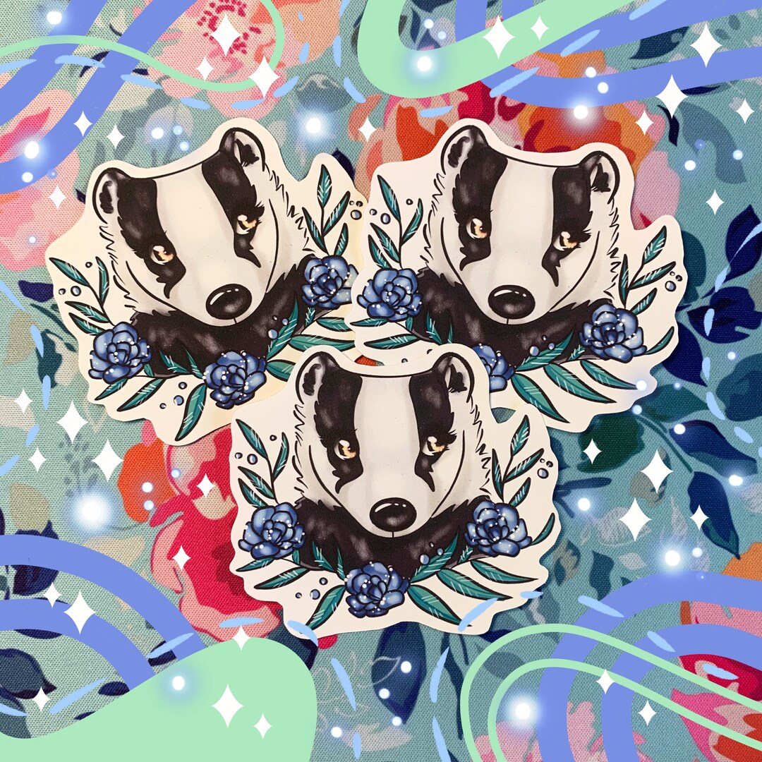 Europäischer Dachs-Aufkleber Badger Stickers von Naterade Erstellt ...