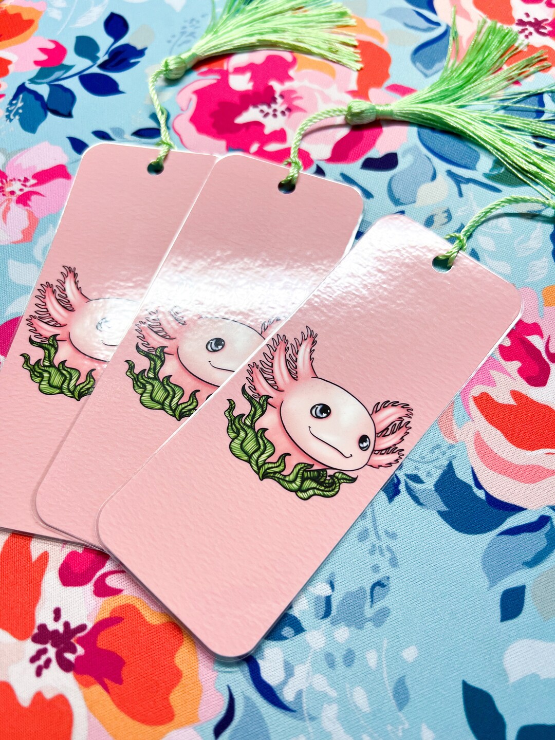Axolotl Bookmark, Axolotls Bookmark, Axolotl Bookmarks by Naterade ...
