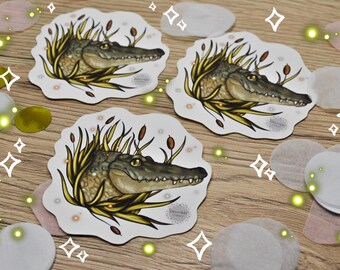 Alligator Tags Round Gift Tags Set of 10 - Etsy