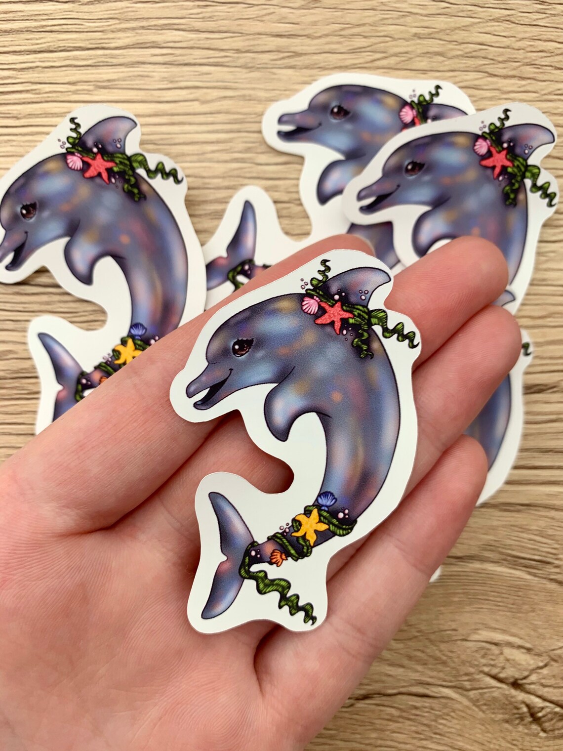 Bottlenose Dolphin Sticker Dolphin Sticker Bottlenose - Etsy