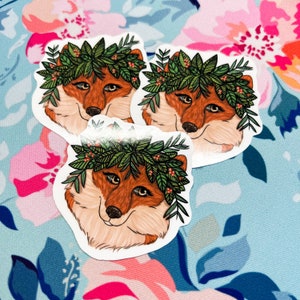 Fox Sticker, Red Fox Sticker, Fox Decal, Red Fox Decal, Red Fox ...